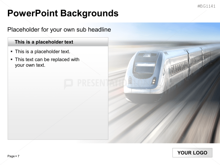 Logistics Background PowerPoint Template