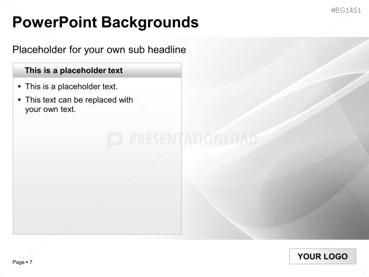 Wellen | PowerPoint Vorlage | PresentationLoad