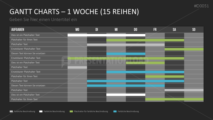 Kaufen Sie Ihre ideale Gantt-Diagramm-Vorlage für PowerPoint