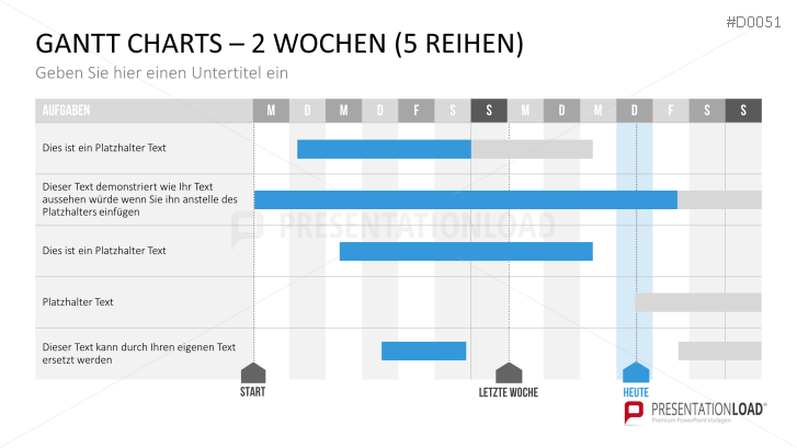Kaufen Sie Ihre ideale Gantt-Diagramm-Vorlage für PowerPoint