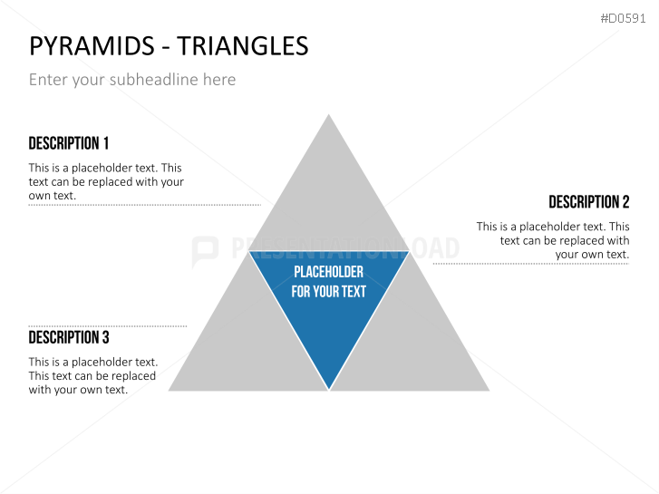 Pyramiden - Dreiecke | PowerPoint Vorlage | PresentationLoad