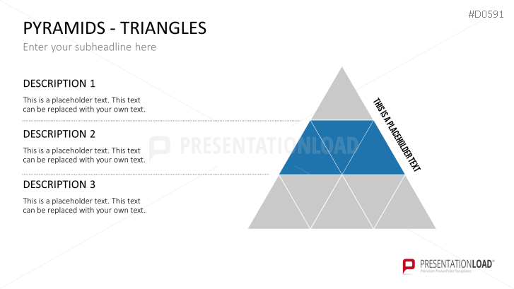 Pyramiden - Dreiecke | PowerPoint Vorlage | PresentationLoad