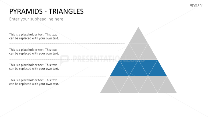 Pyramiden - Dreiecke | PowerPoint Vorlage | PresentationLoad