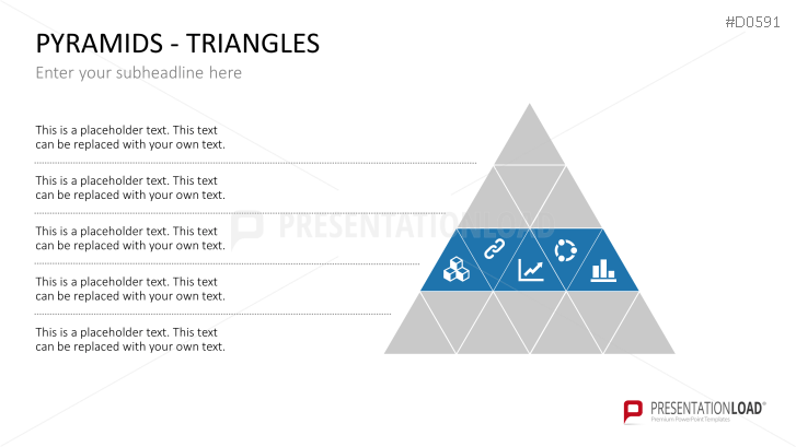 Pyramiden - Dreiecke | PowerPoint Vorlage | PresentationLoad