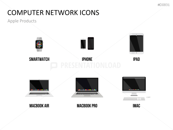 Computer Network Icons | PowerPoint Templates | PresentationLoad