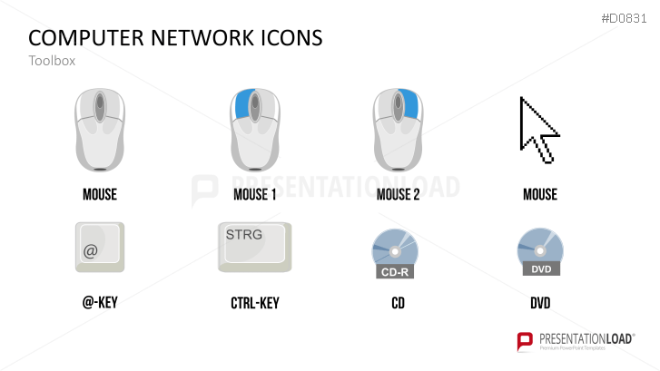 Computer Network Icons | PowerPoint Templates | PresentationLoad