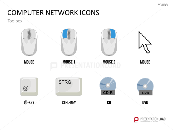 Computer Network Icons | PowerPoint Templates | PresentationLoad