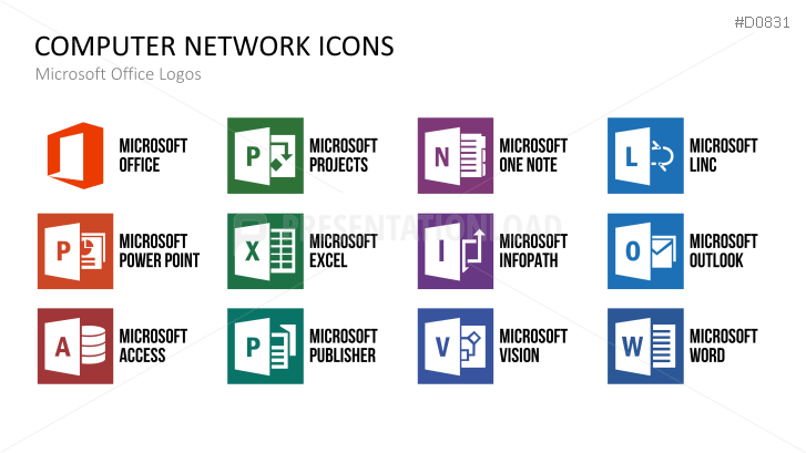 Computer Network Icons | PowerPoint Templates | PresentationLoad