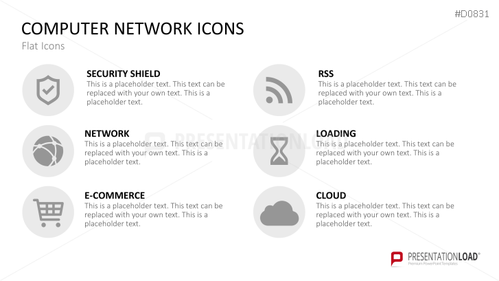 Computer Network Icons | PowerPoint Templates | PresentationLoad