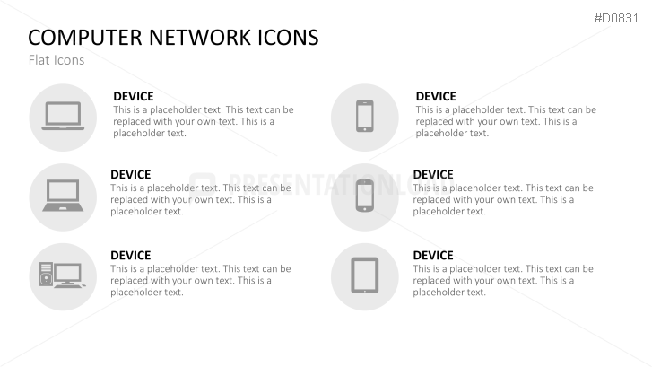 Computer Network Icons | PowerPoint Templates | PresentationLoad