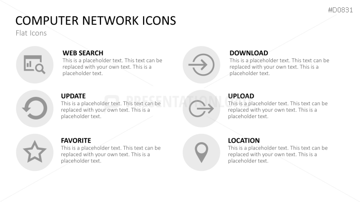 Computer Network Icons | PowerPoint Templates | PresentationLoad