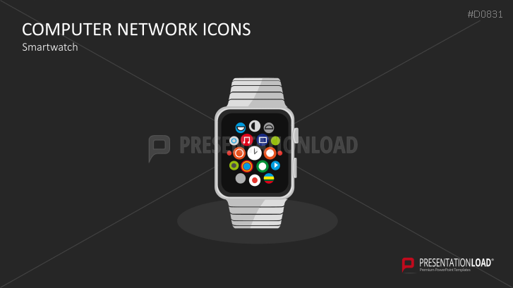 Computer Network Icons | PowerPoint Templates | PresentationLoad