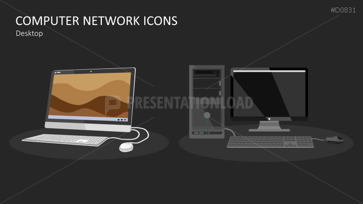 Computer Network Icons | PowerPoint Templates | PresentationLoad