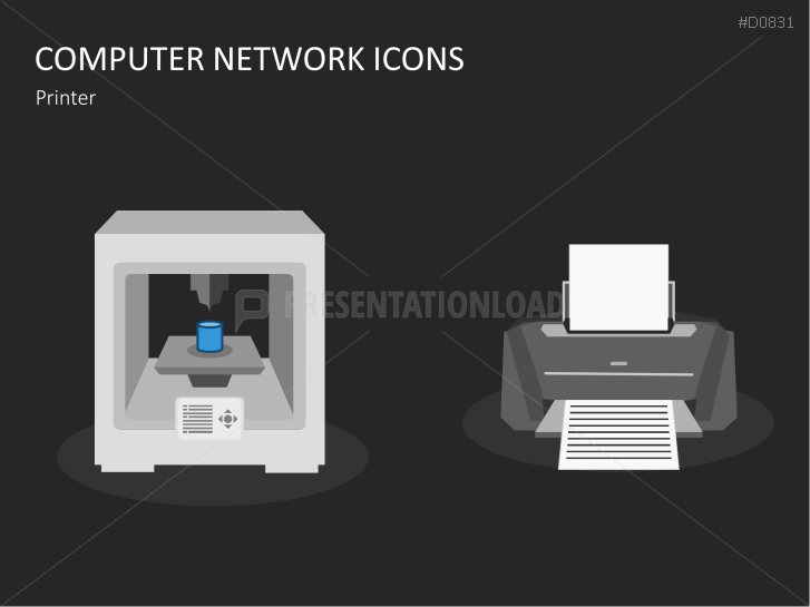 Computer Network Icons | PowerPoint Templates | PresentationLoad