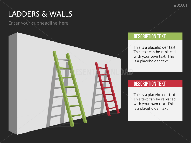 Ladders and Walls | PowerPoint Templates | PresentationLoad