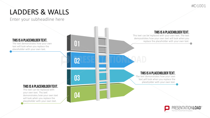 Ladders and Walls | PowerPoint Templates | PresentationLoad
