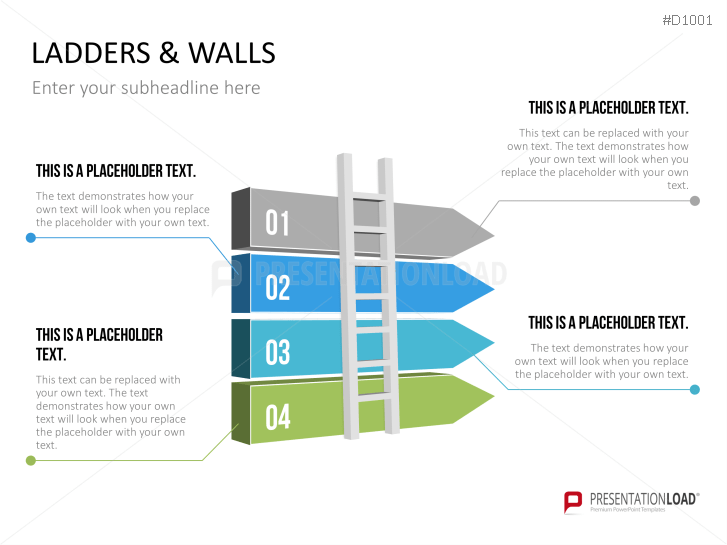 Ladders and Walls | PowerPoint Templates | PresentationLoad