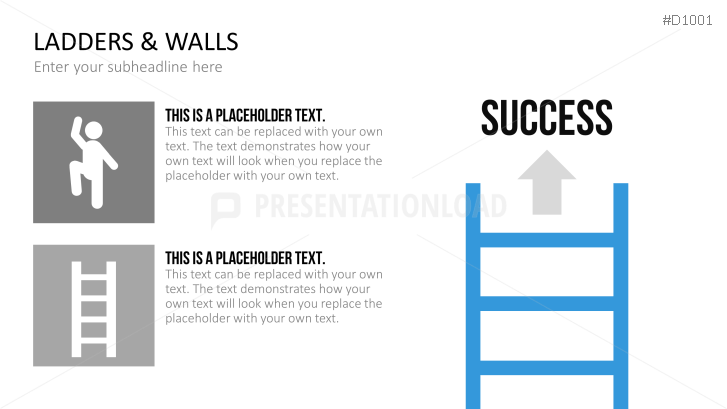 Ladders and Walls | PowerPoint Templates | PresentationLoad