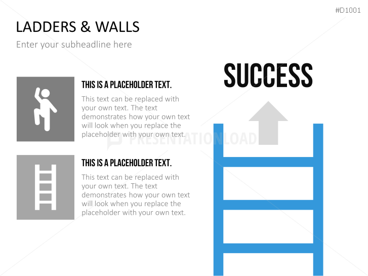 Ladders and Walls | PowerPoint Templates | PresentationLoad