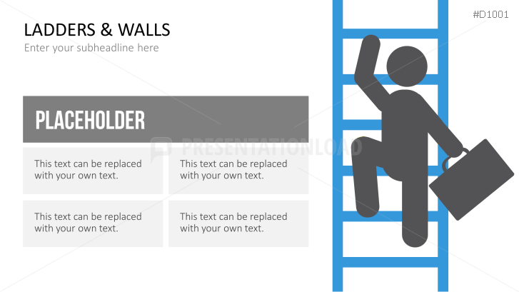 Ladders and Walls | PowerPoint Templates | PresentationLoad