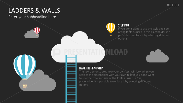 Ladders and Walls | PowerPoint Templates | PresentationLoad