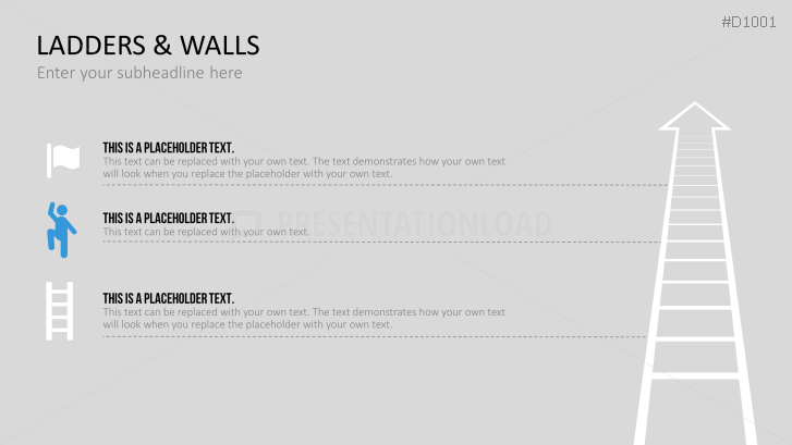 Ladders and Walls | PowerPoint Templates | PresentationLoad
