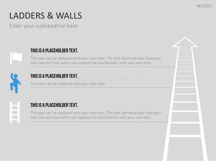 Ladders and Walls | PowerPoint Templates | PresentationLoad