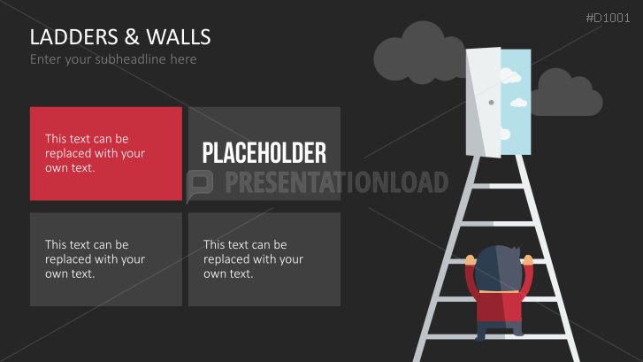 Ladders and Walls | PowerPoint Templates | PresentationLoad