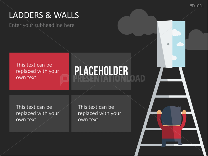 Ladders and Walls | PowerPoint Templates | PresentationLoad