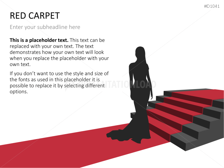 Red carpet | PowerPoint Templates | PresentationLoad