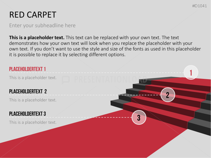 Red carpet | PowerPoint Templates | PresentationLoad