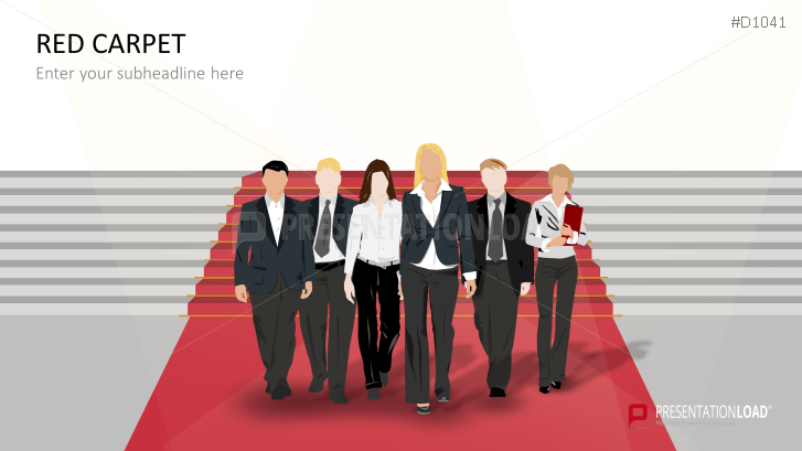 Red carpet | PowerPoint Templates | PresentationLoad