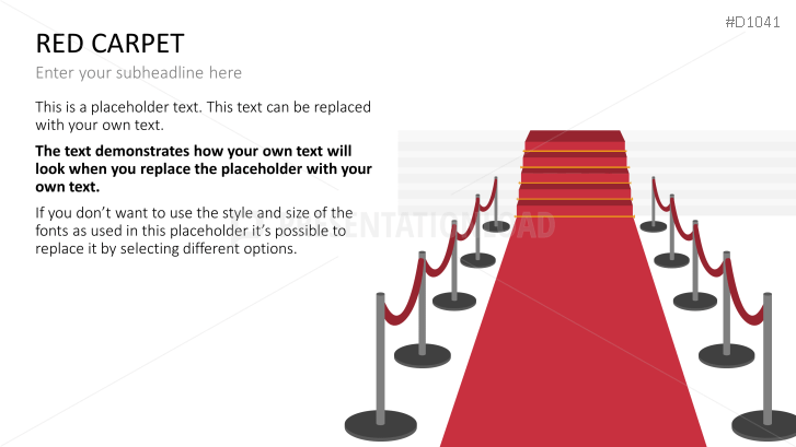 Red carpet | PowerPoint Templates | PresentationLoad