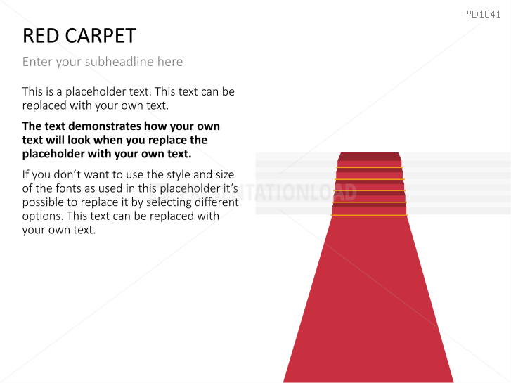 Red carpet | PowerPoint Templates | PresentationLoad