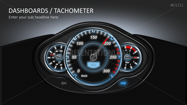 Dashboards / Tachometer | PowerPoint Templates | PresentationLoad