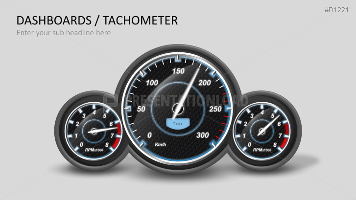 Dashboards / Tachometer | PowerPoint Templates | PresentationLoad