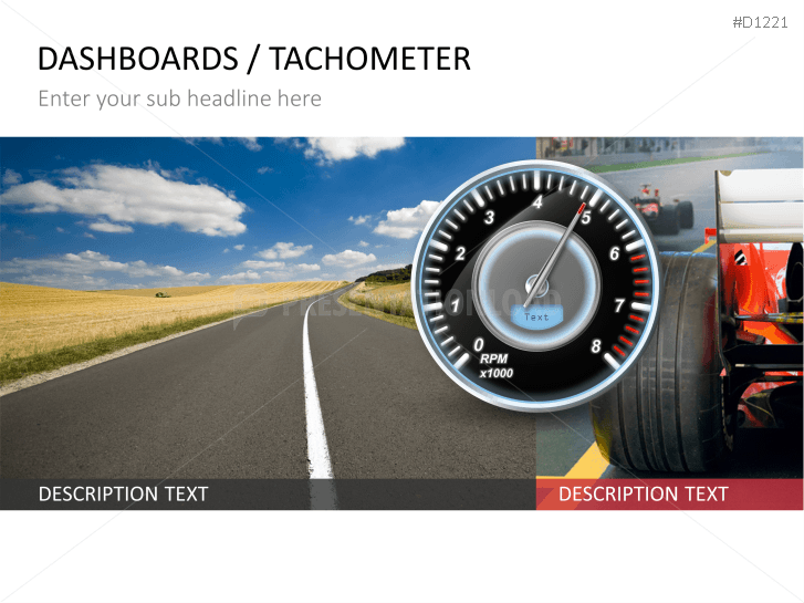 Dashboards / Tachometer | PowerPoint Templates | PresentationLoad