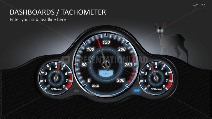 Dashboards / Tachometer | PowerPoint Templates | PresentationLoad