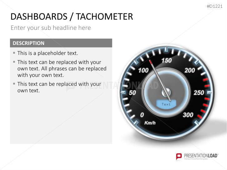 Dashboards / Tachometer | PowerPoint Templates | PresentationLoad