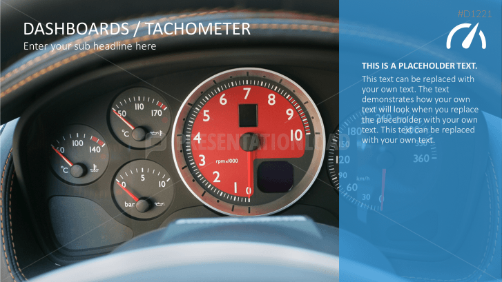 Dashboards / Tachometer | PowerPoint Templates | PresentationLoad