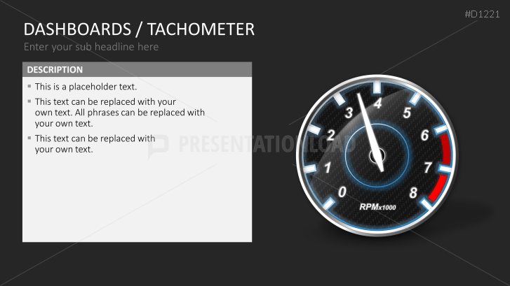 Dashboards / Tachometer | PowerPoint Templates | PresentationLoad
