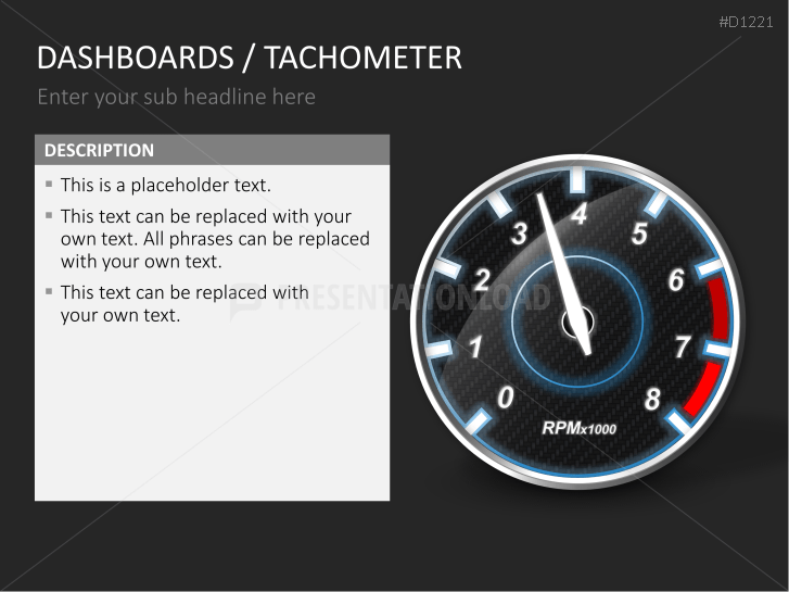 Dashboards / Tachometer | PowerPoint Templates | PresentationLoad