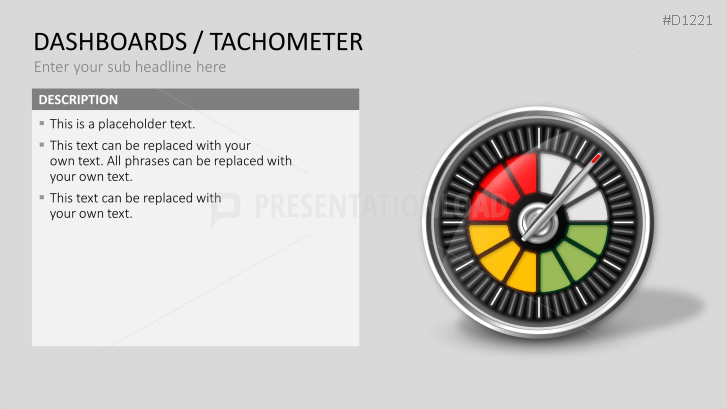 Dashboards / Tachometer | PowerPoint Templates | PresentationLoad