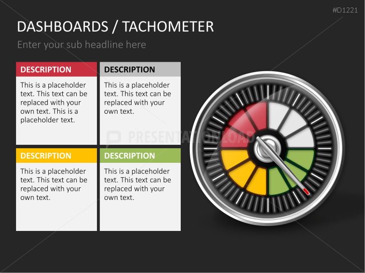 Dashboards / Tachometer | PowerPoint Templates | PresentationLoad