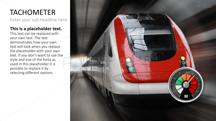 Dashboards / Tachometer | PowerPoint Templates | PresentationLoad