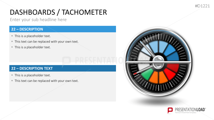 Dashboards / Tachometer | PowerPoint Templates | PresentationLoad