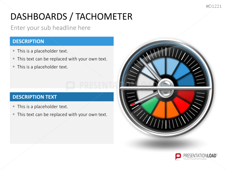Dashboards / Tachometer | PowerPoint Templates | PresentationLoad