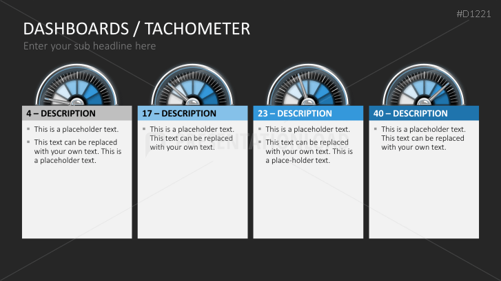 Dashboards / Tachometer | PowerPoint Templates | PresentationLoad