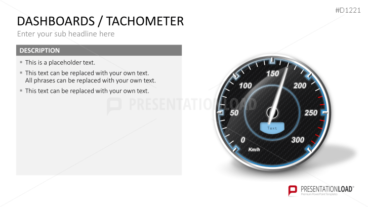 Dashboards / Tachometer | PowerPoint Templates | PresentationLoad