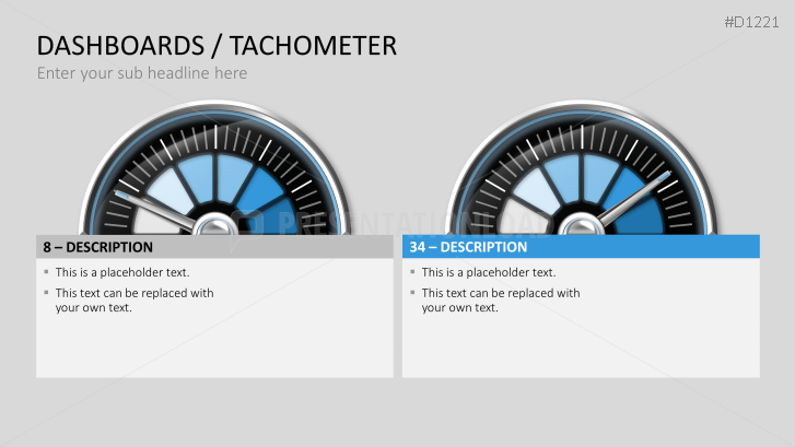 Dashboards / Tachometer | PowerPoint Templates | PresentationLoad